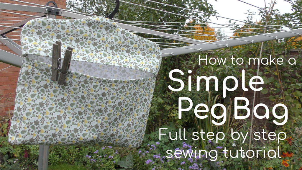 FREE Peg Bag Template - With Video tutorial – TodayweCraft